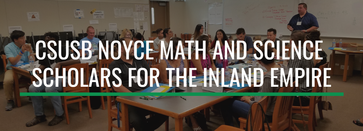 Noyce Math & Science Teaching Scholarship | Center for Enhancement of Mathematics Education ...